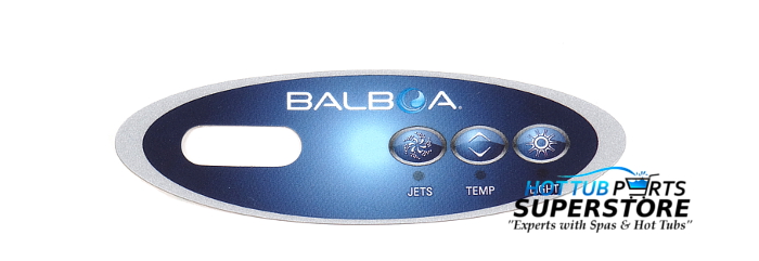 Balboa 3 Button Topside Control Panel Overlays | Hot Tub Parts
