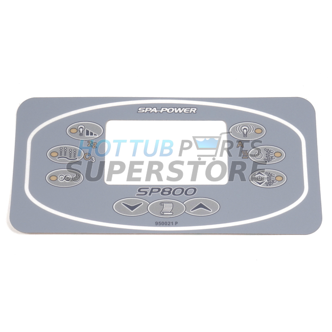 Rectangular Davey Spa Power SP800 Panel Overlay | UK Hot Tub Spares