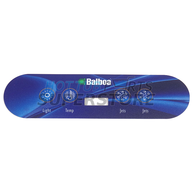 Balboa VL400 Topside Panel Overlay, 2 Pump | Hot Tub Parts Superstore