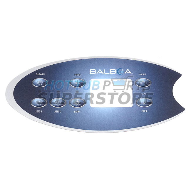 Balboa VL702S Topside Panel Overlay, 2 Pump + Air | UK Hot Tub Parts