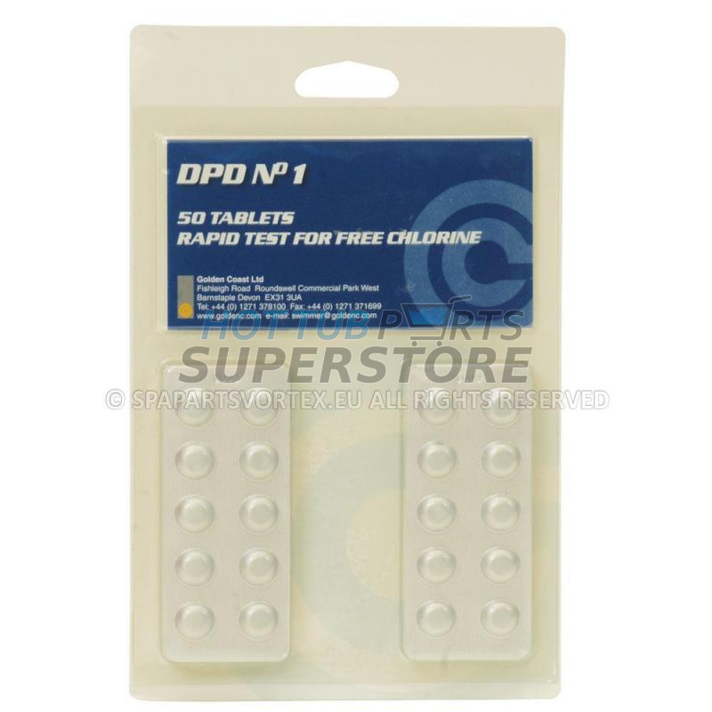 DPD Number 1 Blister Pack (50) | Spa Water Testing