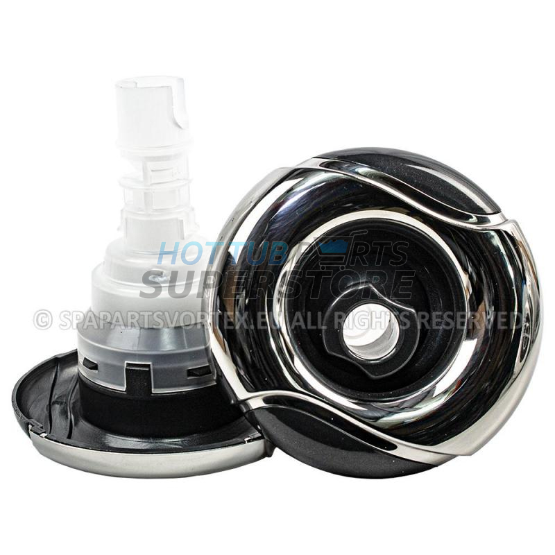 4" CMP Typhoon Wave Spa Jet, Directional, Stainless/Graphite | Spa Jets