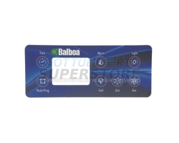 Balboa Spa 7 Button Topside Control Panel Overlays - Hot Tub Parts