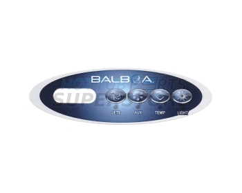 Balboa 4 Button Control Panel Overlays | Hot Tub Parts Superstore