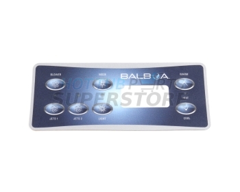 Balboa Spa 7 Button Topside Control Panel Overlays - Hot Tub Parts