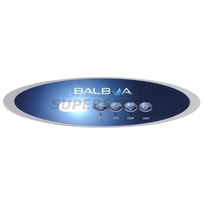 Balboa VL260 Topside Panel Overlay, 2 Pump | Hot Tub Parts Superstore