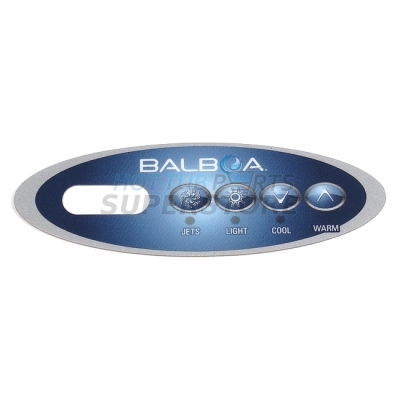 Balboa VL200 Panel Overlay, 1 Pump (J L - +) | Hot Tub Parts Superstore