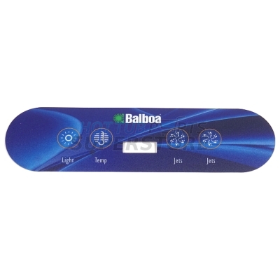 Balboa VL400 Topside Panel Overlay, 2 Pump | Hot Tub Parts Superstore