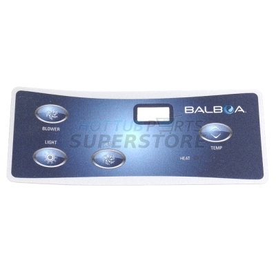 Balboa VL402 Topside Panel Overlay, 1 Pump + Air | Hot Tub Parts Superstore